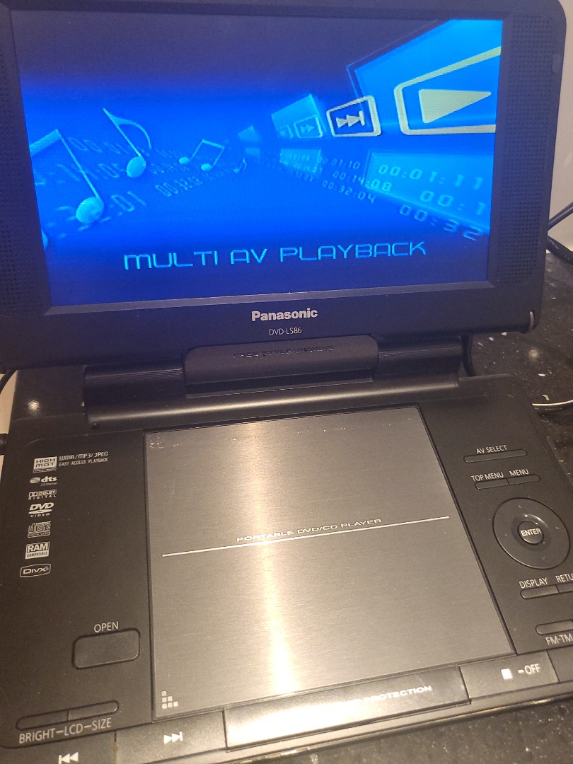 Panasonic DVD player LS86, TV & Home Appliances, TV & Entertainment ...