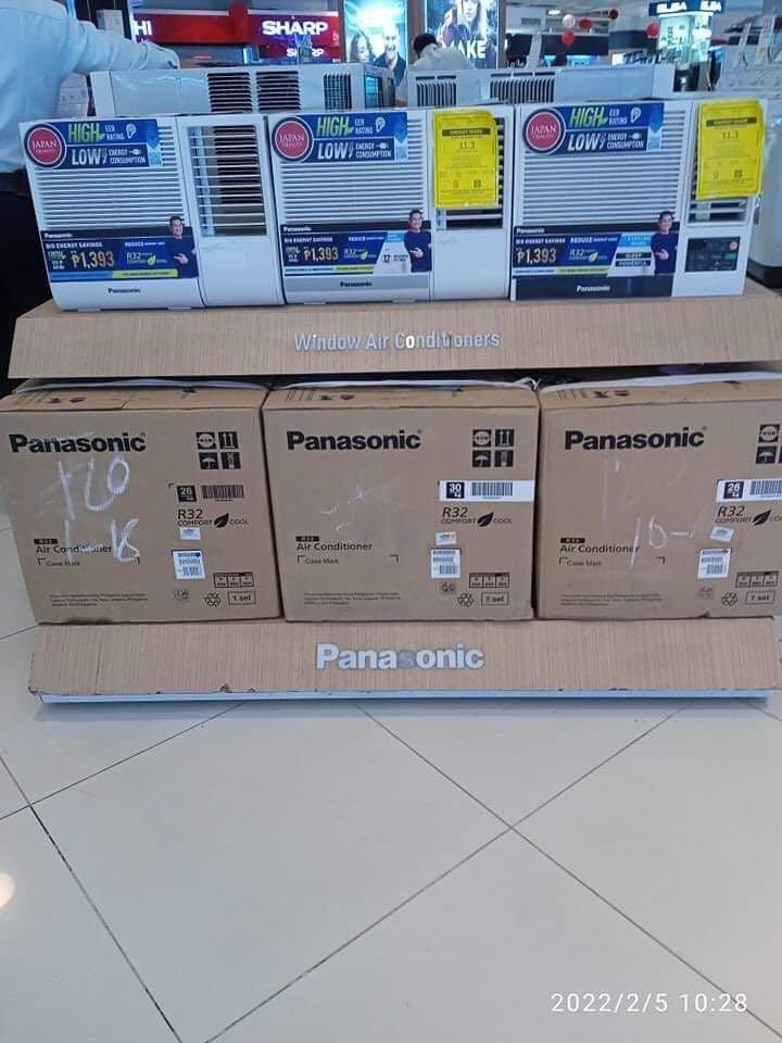 PANASONIC WINDOW TYPE AIRCON, TV & Home Appliances, Air Conditioning ...