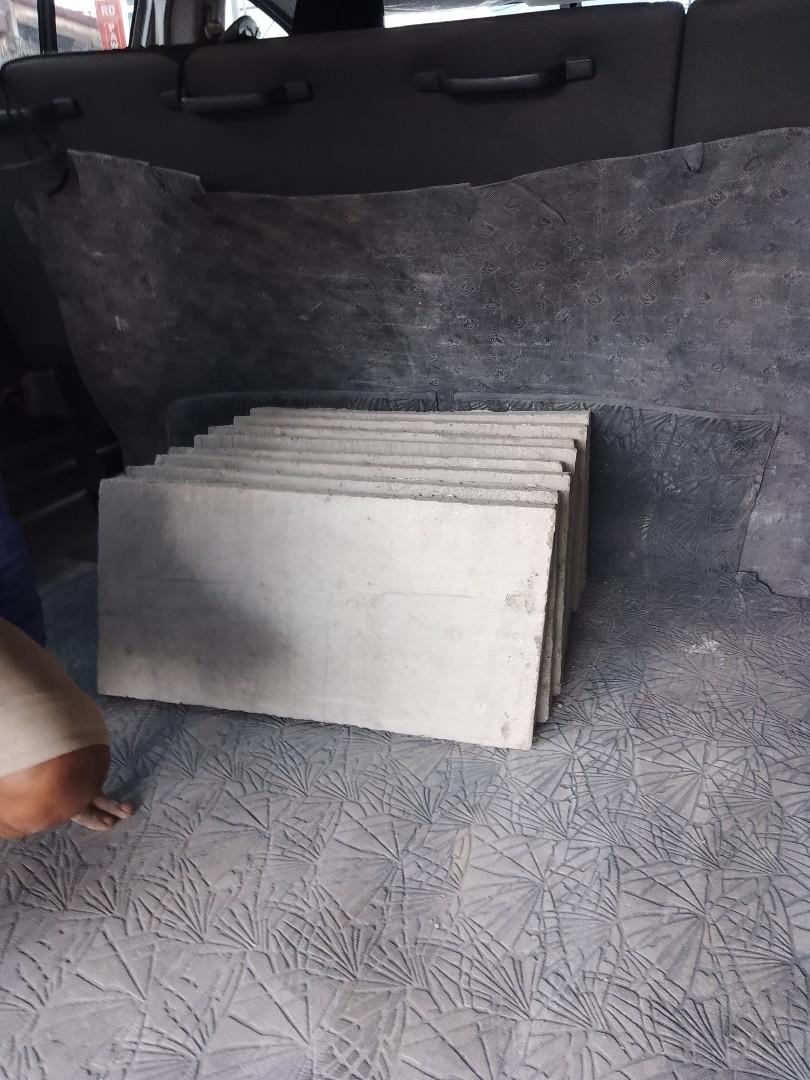 PLAIN STEPPING STONES 12X24 INCHES, Furniture & Home Living, Home Decor ...