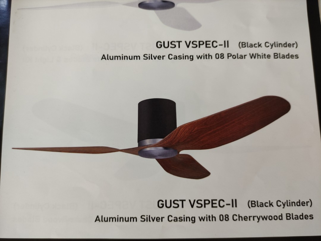 PO Gust Series Ceiling Fan, Furniture & Home Living, Lighting & Fans ...