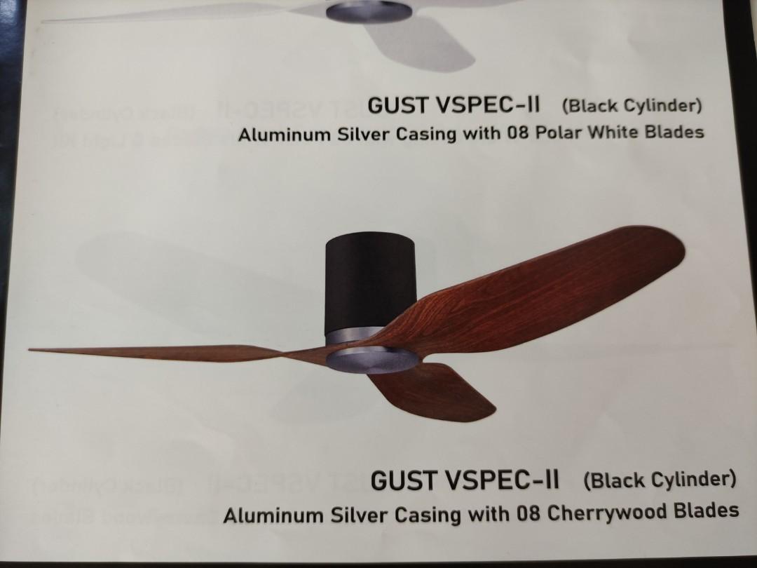 PO Gust Series Ceiling Fan, Furniture & Home Living, Lighting & Fans ...