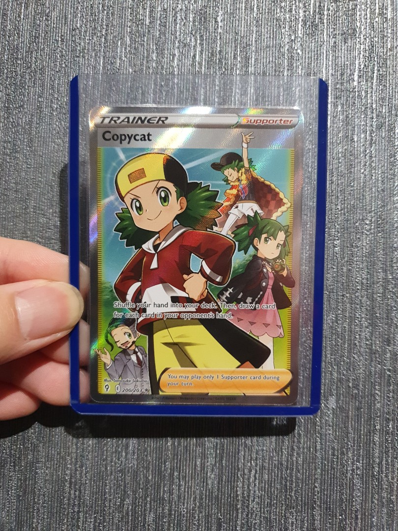 Pokemon TCG Evolving Skies Copycat Full Art Ultra Rare Card, Hobbies ...