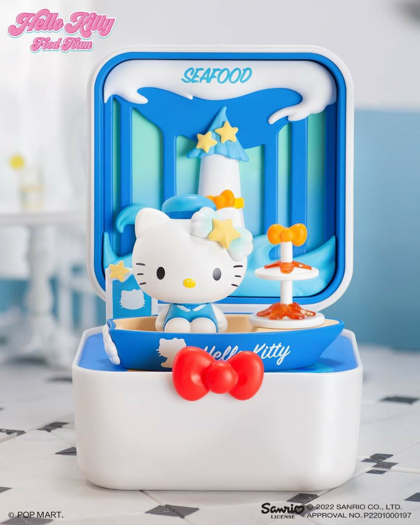 POPMART - HELLO KITTY FOOD TOWN, Hobbies & Toys, Toys & Games on Carousell
