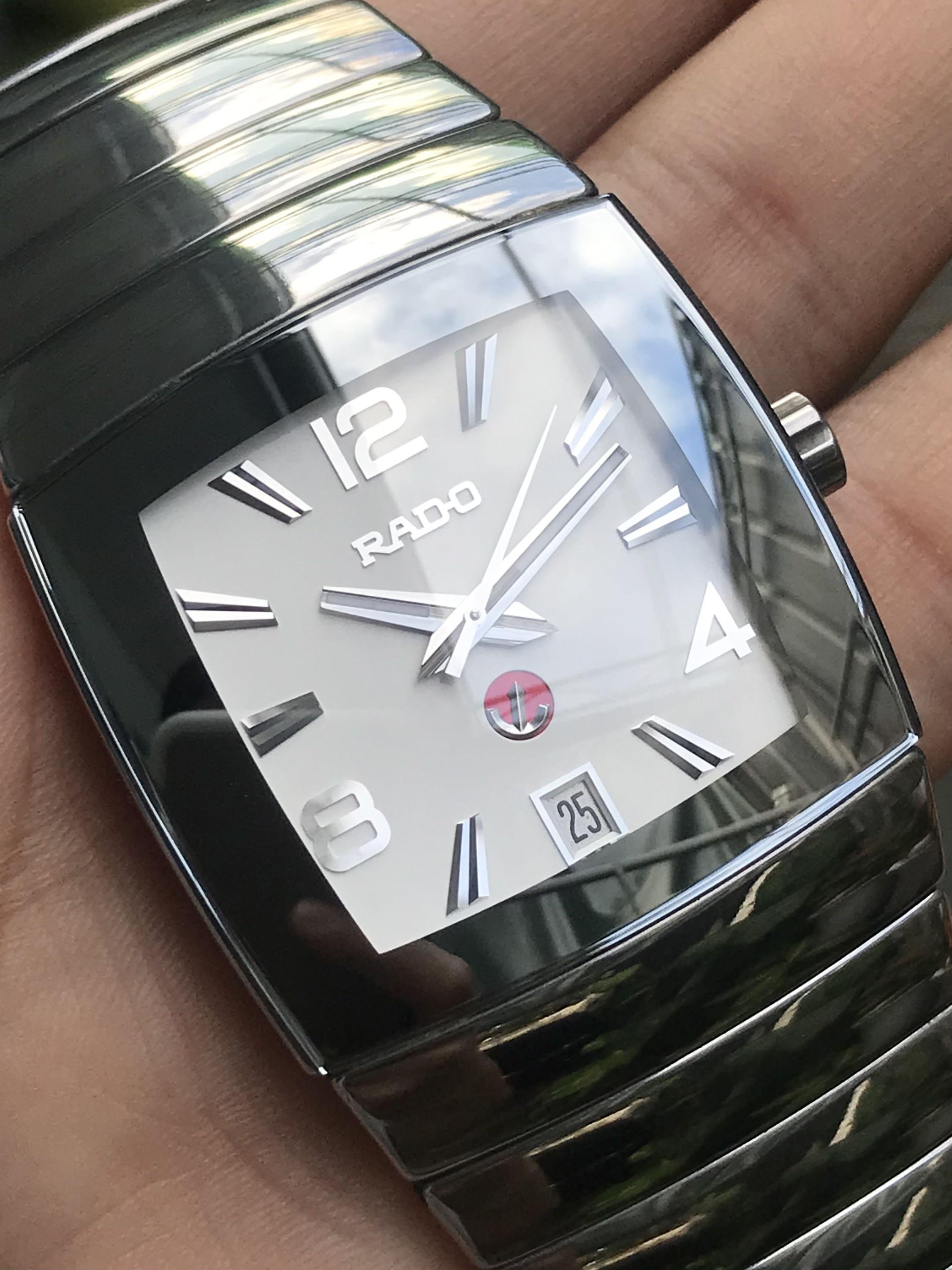 RADO SINTRA High-Tech Ceramic Preloved, Men's Fashion, Watches ...