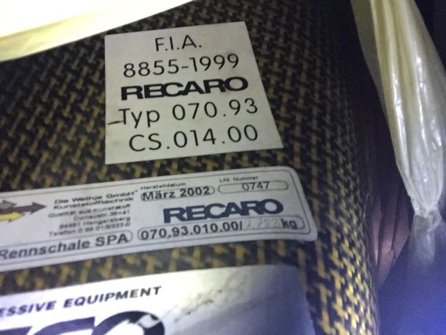 Recaro Profi SPA Kevlar, Car Accessories, Accessories on Carousell