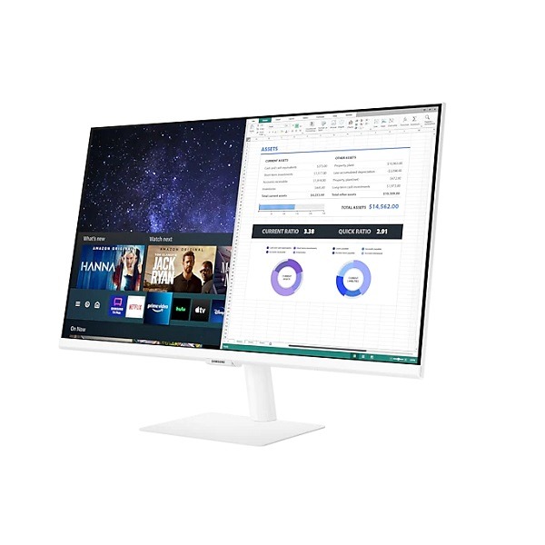 Samsung 27-inch Smart Monitor With Smart TV Apps (LS27AM501NEXXS ...