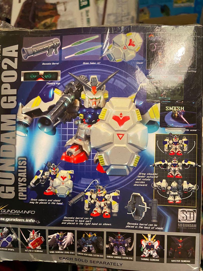 Sd bb gundam 高達 rx-78 gp02 gp02a gp-02 gp-02a gp02a 星塵回憶錄 action figure, 興趣及遊戲, 玩具 & 遊戲類 - Carousell