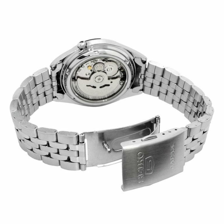 Seiko 5 Sports Classic Black Dial Stainless Steel Automatic Watch ...