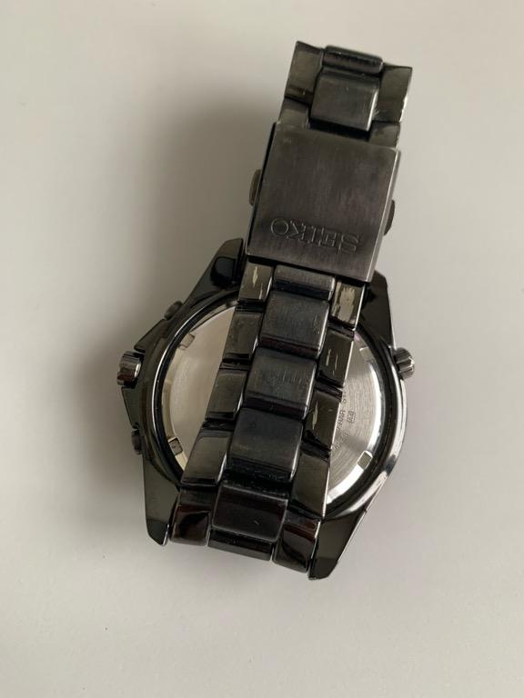 Seiko Criteria Flight Master SNAD77 Chronograph 7T62-0KE0 Quartz, Men's Fashion, Watches ...