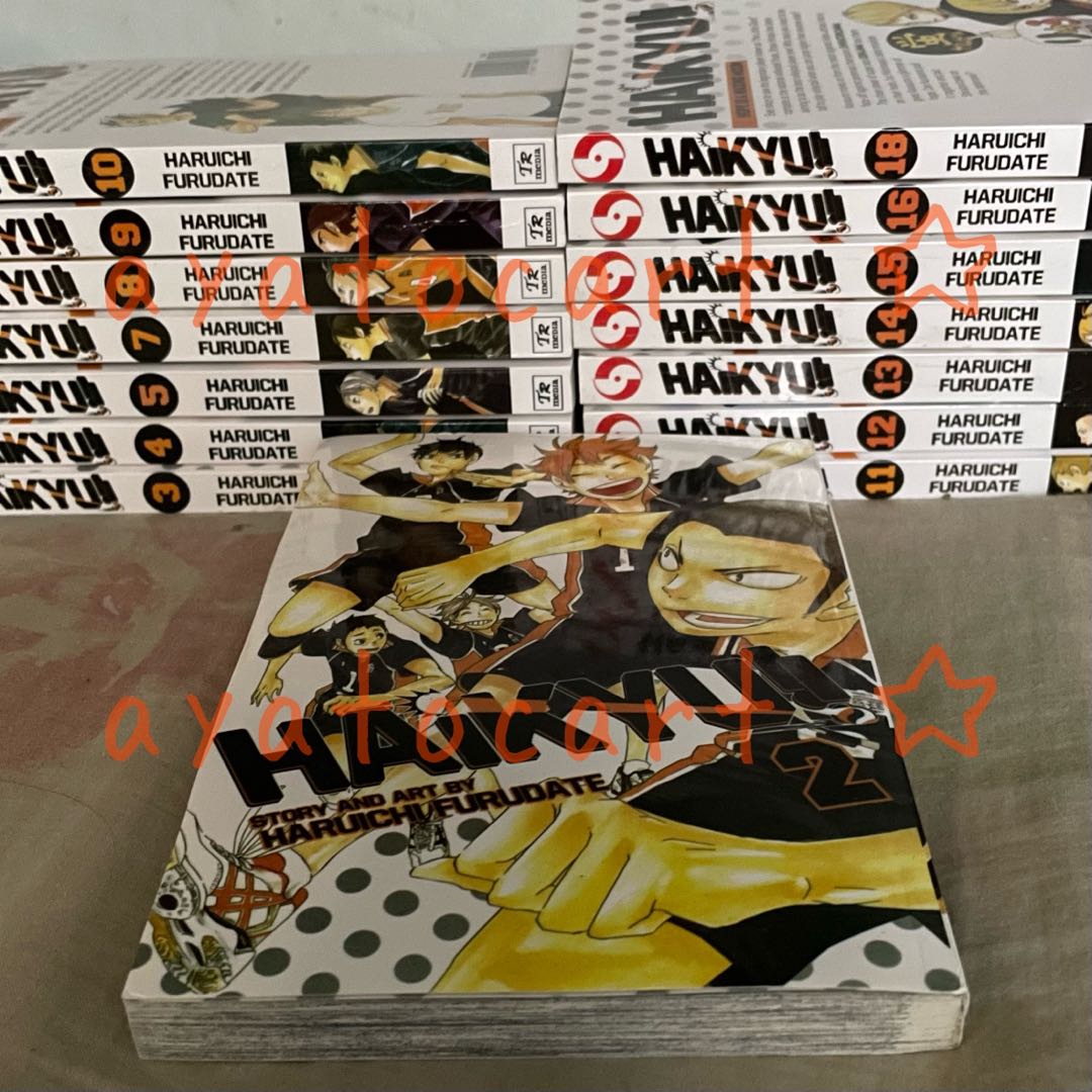 [SET] Haikyuu!! Manga Volumes 2-5, 7-16, 18 / Haikyu Haikyuu HQ Anime ...