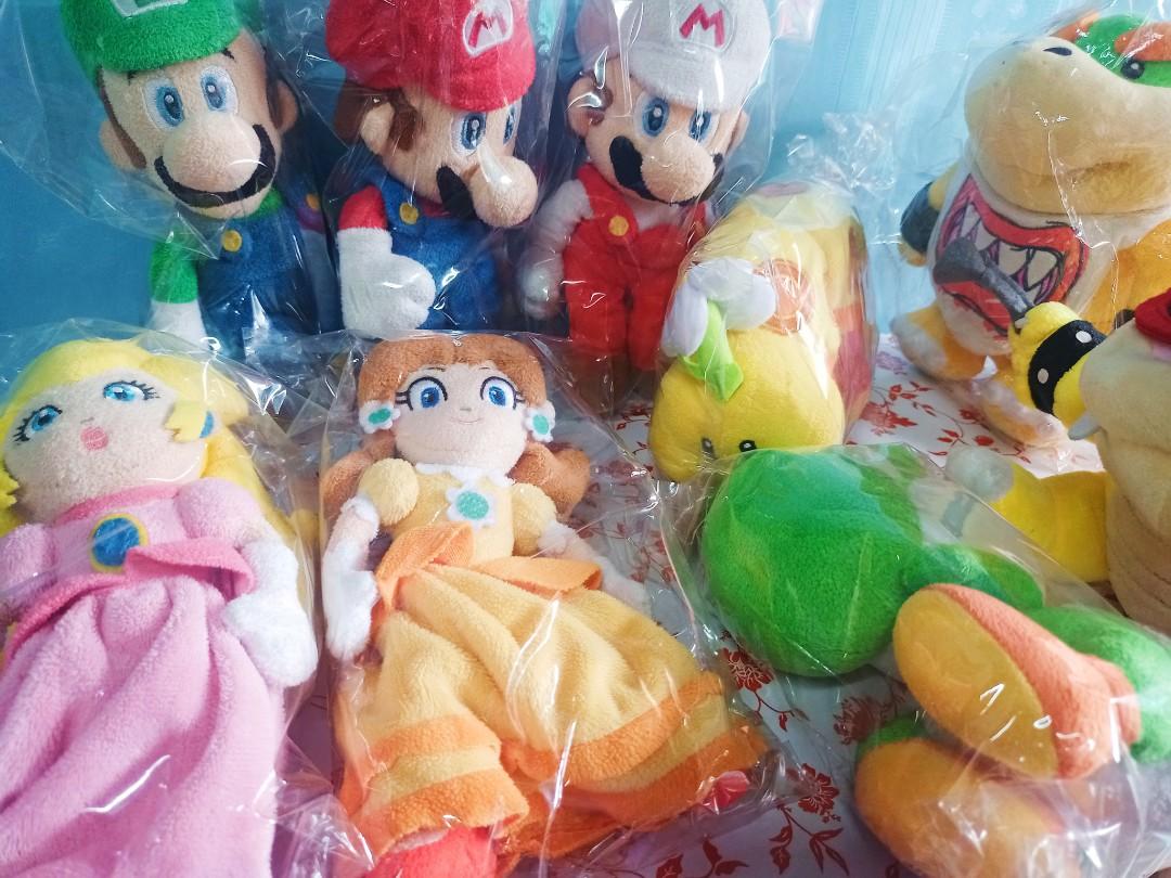 SET Super mario authentic San ei super mario plush japan, Hobbies ...