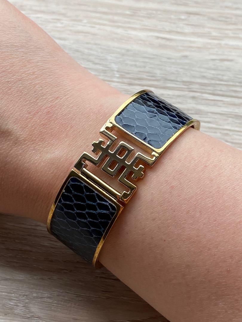 Shanghai Tang Snake Print Bangle, Luxury, Accessories on Carousell