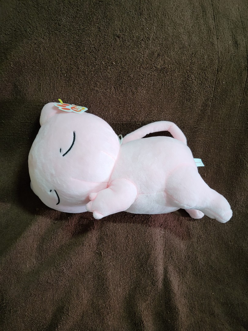 Sleeping Pokemon Mew Hanging Plush Soft Toy, Hobbies & Toys ...