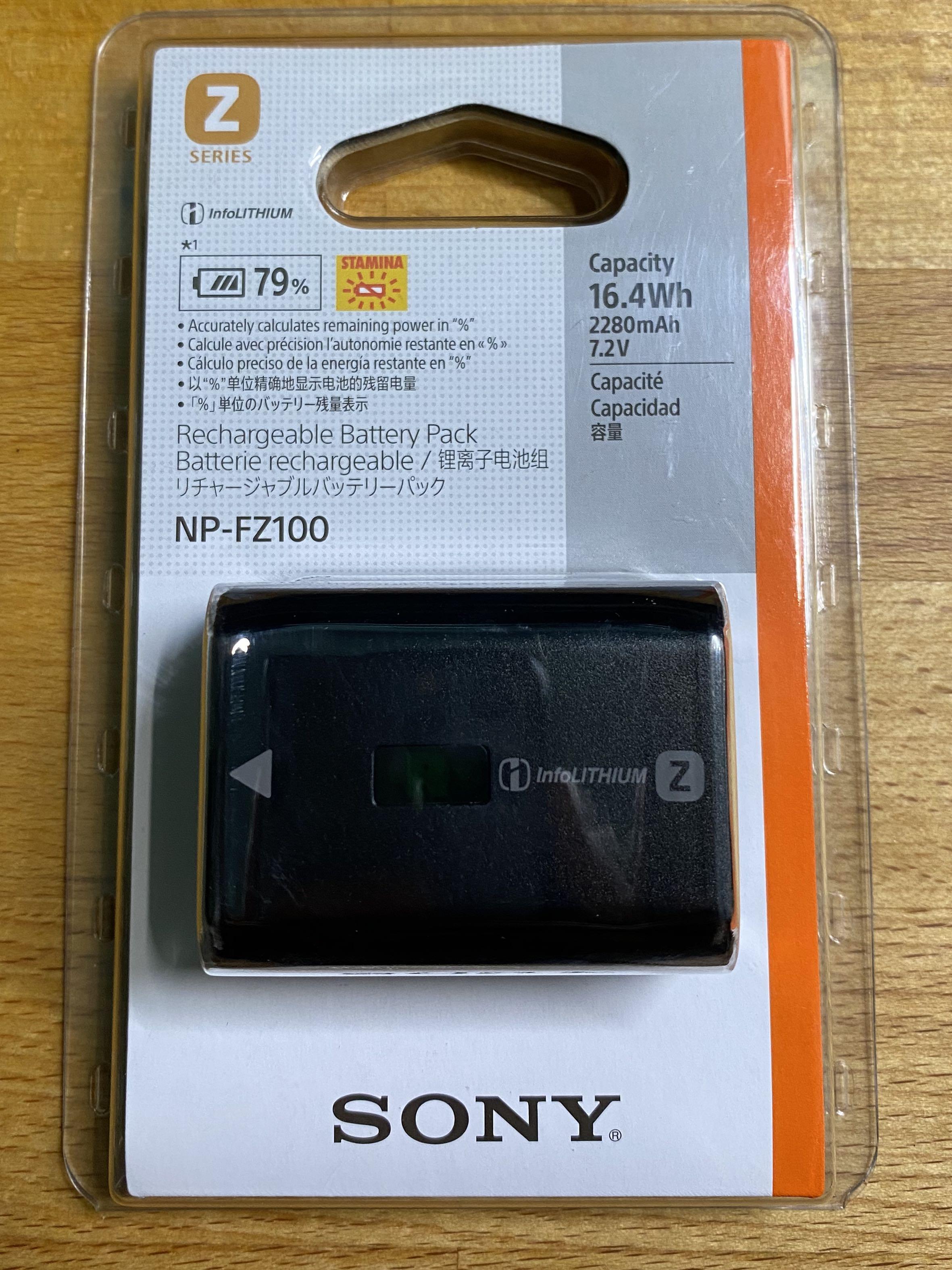 Sony NP-FZ100 Battery, Photography, Photography Accessories, Batteries & Chargers on Carousell