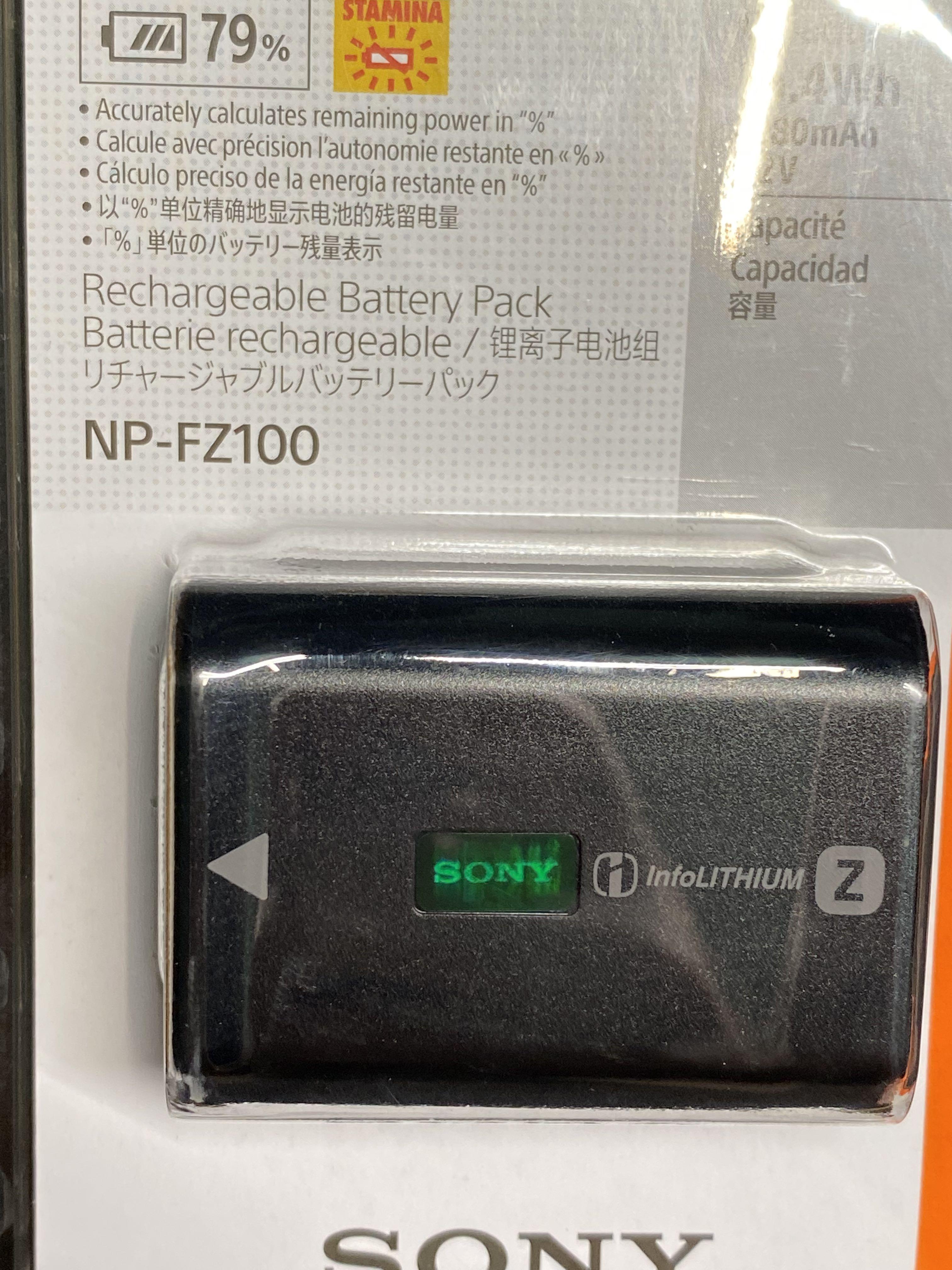 Sony NP-FZ100 Battery, Photography, Photography Accessories, Batteries & Chargers on Carousell