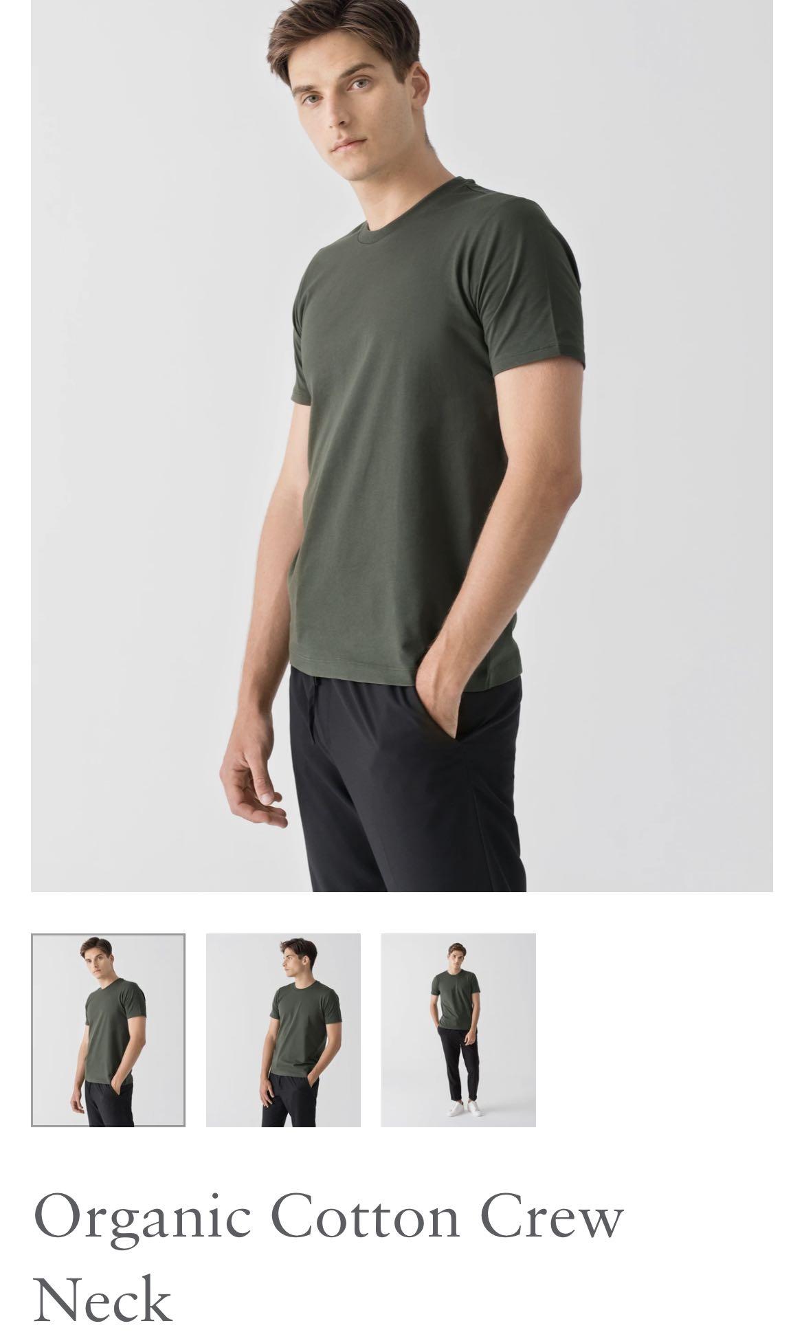 SOURCE COLLECTIONS Organic Cotton Crew Neck, Men's Fashion, Tops & Sets ...