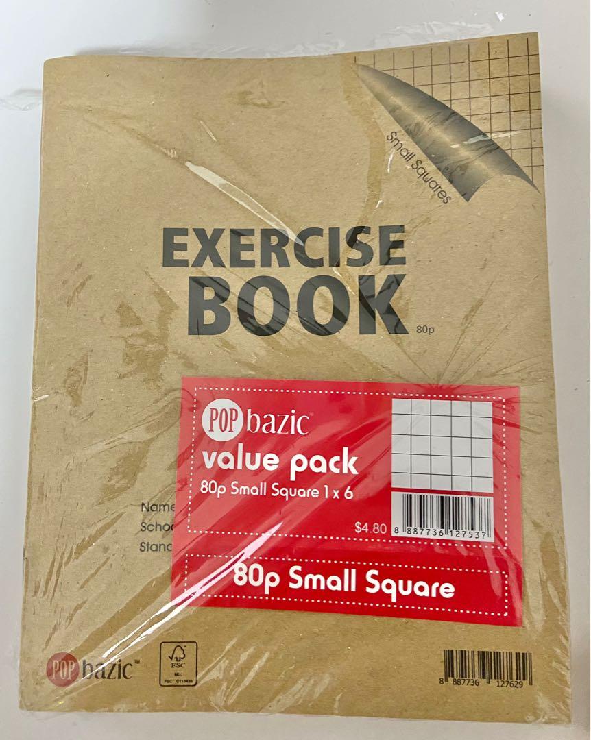 Square exercise book, Hobbies & Toys, Books & Magazines, Assessment ...