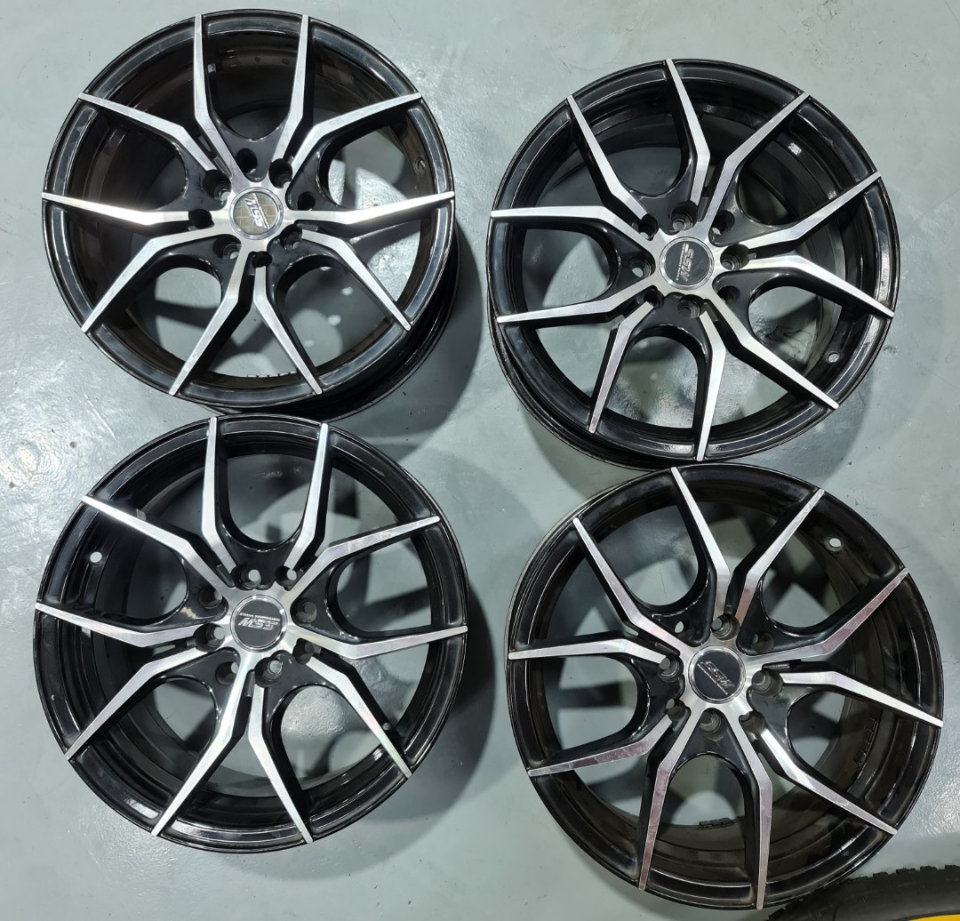 SSW 16" Inch Rims - 4x100, Car Accessories, Tyres & Rims on Carousell
