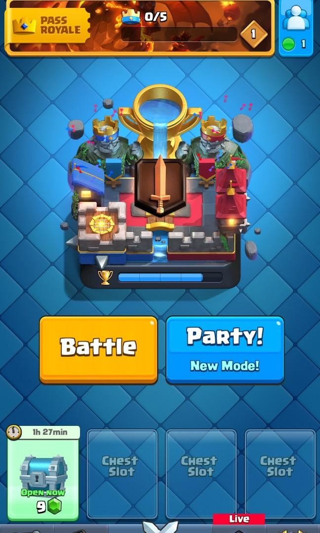 Lvl 12 Stacked clash royale acc, Video Gaming, Gaming Accessories, Game ...
