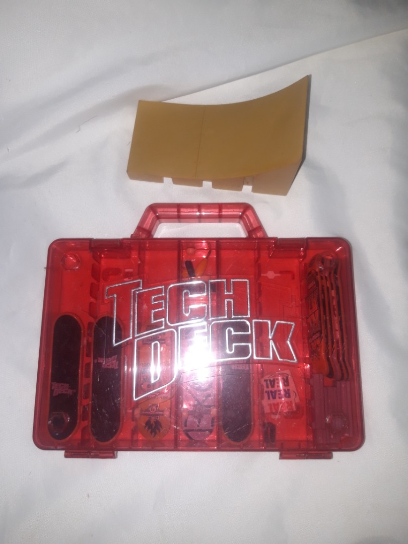 Tech deck brief case with skateboards and spin master ramp, Hobbies ...