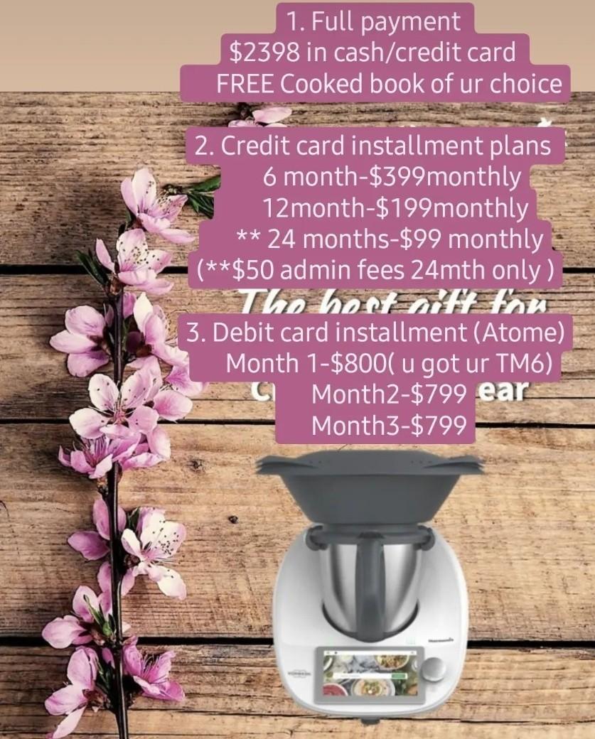 Thermomix TM6 (Special promotion gift by 13Feb), TV & Home Appliances ...