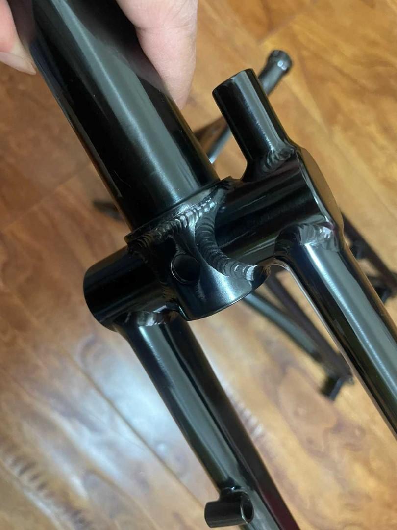 Titanium Rear Triangle and Fork for Brompton, Sports Equipment ...