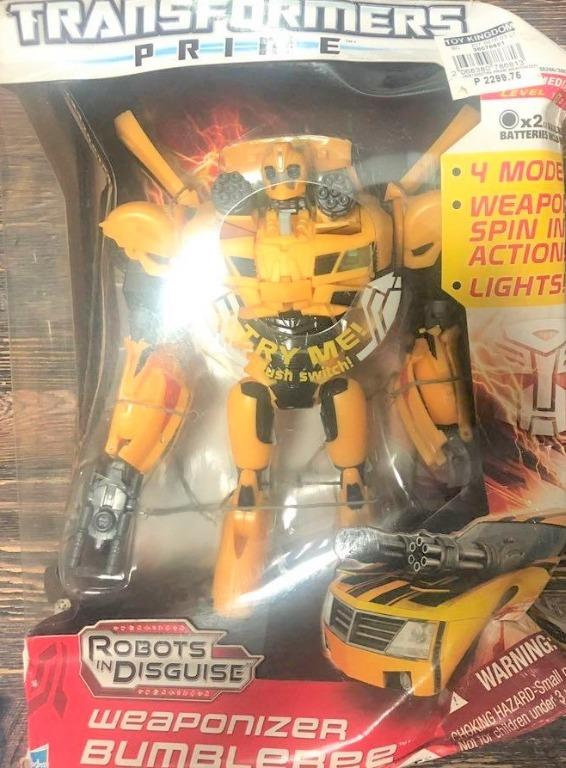 Transformers Prime Animated series Weaponizer Bumblebee, Hobbies & Toys ...