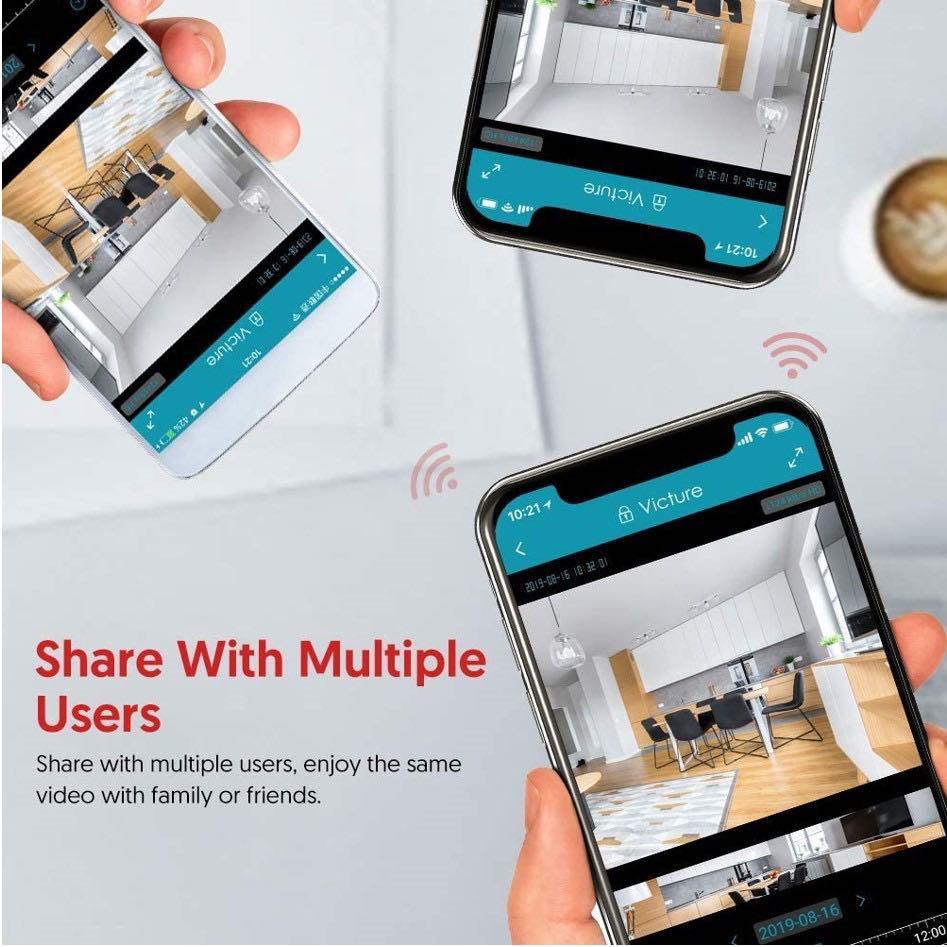 Victure PC650 1080P FHD Dualband 2.4GHz and 5GHz WiFi IP Camera Baby ...