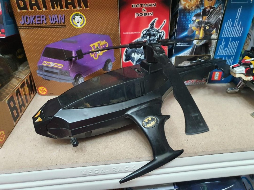 Vintage Kenner 1986 Batman The Dark Knight Collection Batman Batcopter ...