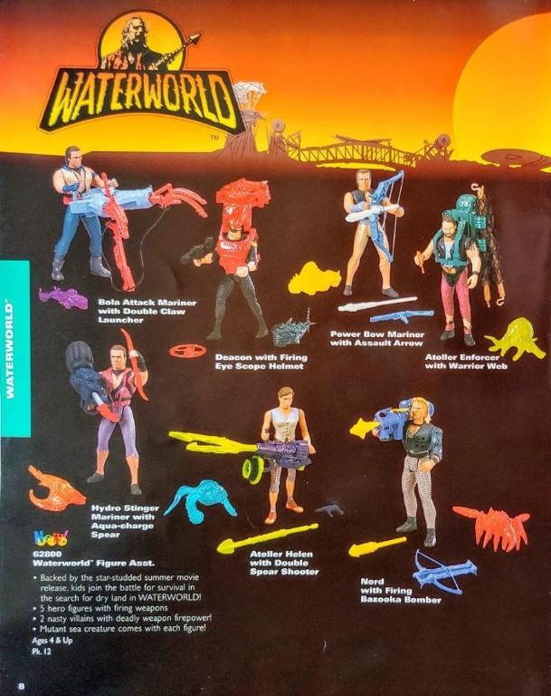 Vintage Kevin Costner Kenner Waterworld Figures x 6, Hobbies & Toys ...