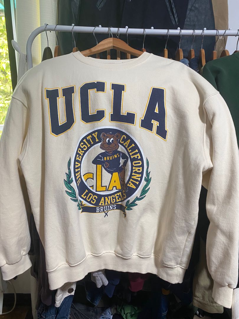 Vintage UCLA cream sweater, Men's Fashion, Tops & Sets, Hoodies on ...