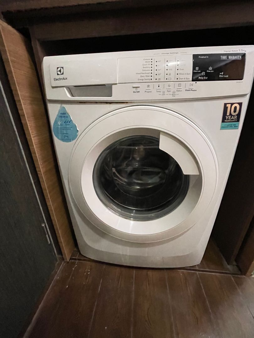 Electrolux EWF85743 Front-load Washer 7.5kg, TV & Home Appliances ...
