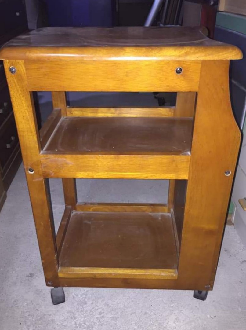 Wooden Trolley Server, Furniture & Home Living, Furniture, Other Home ...