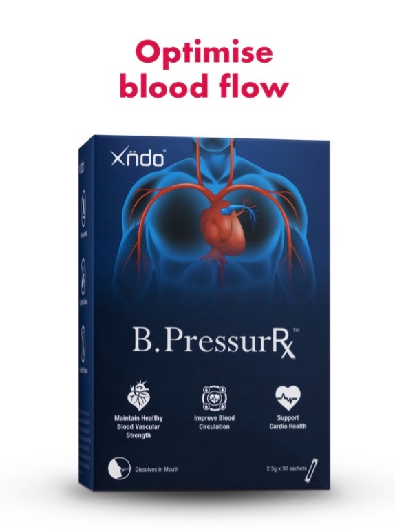 Xndo B.pressurrx 30s, Health & Nutrition, Health Supplements, Health ...