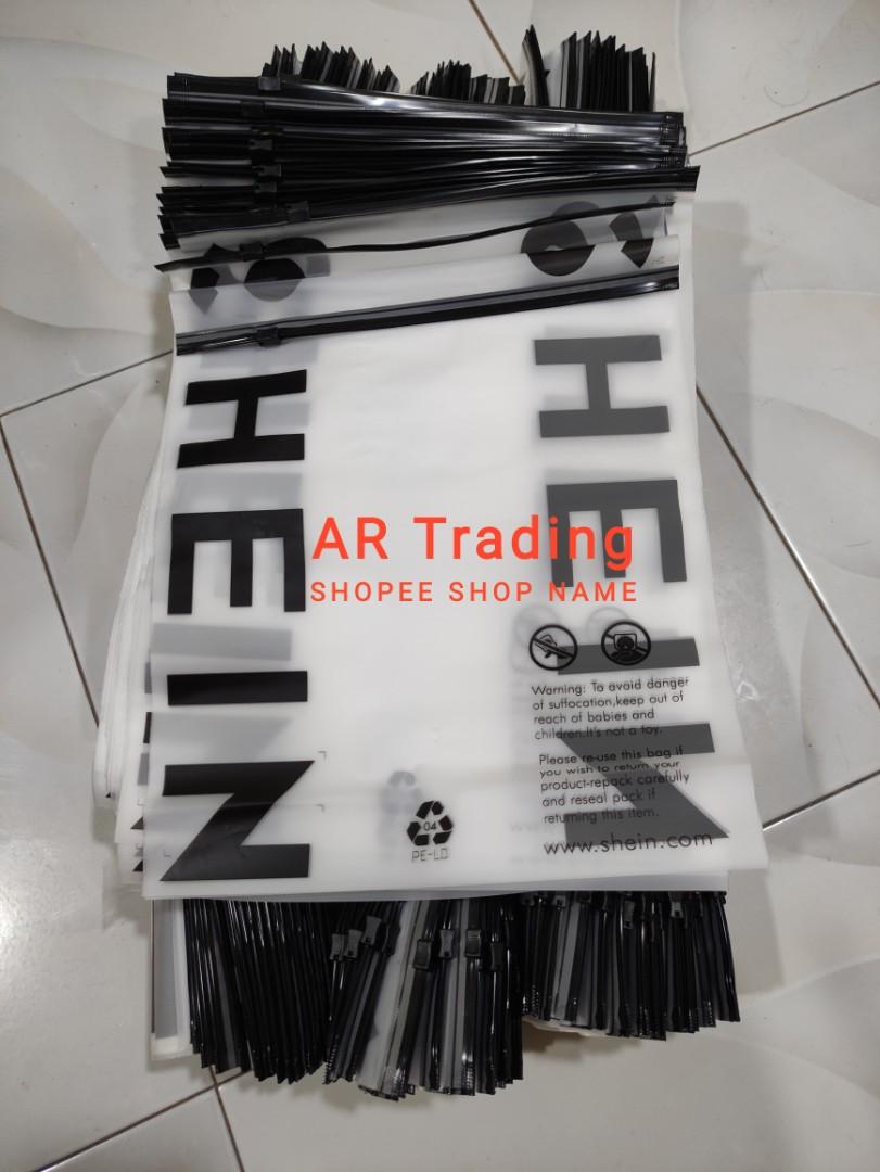 01 pc ORIGINAL SHEIN Frosted Matte Ziplock Bag Plastic Travel Pouch ...
