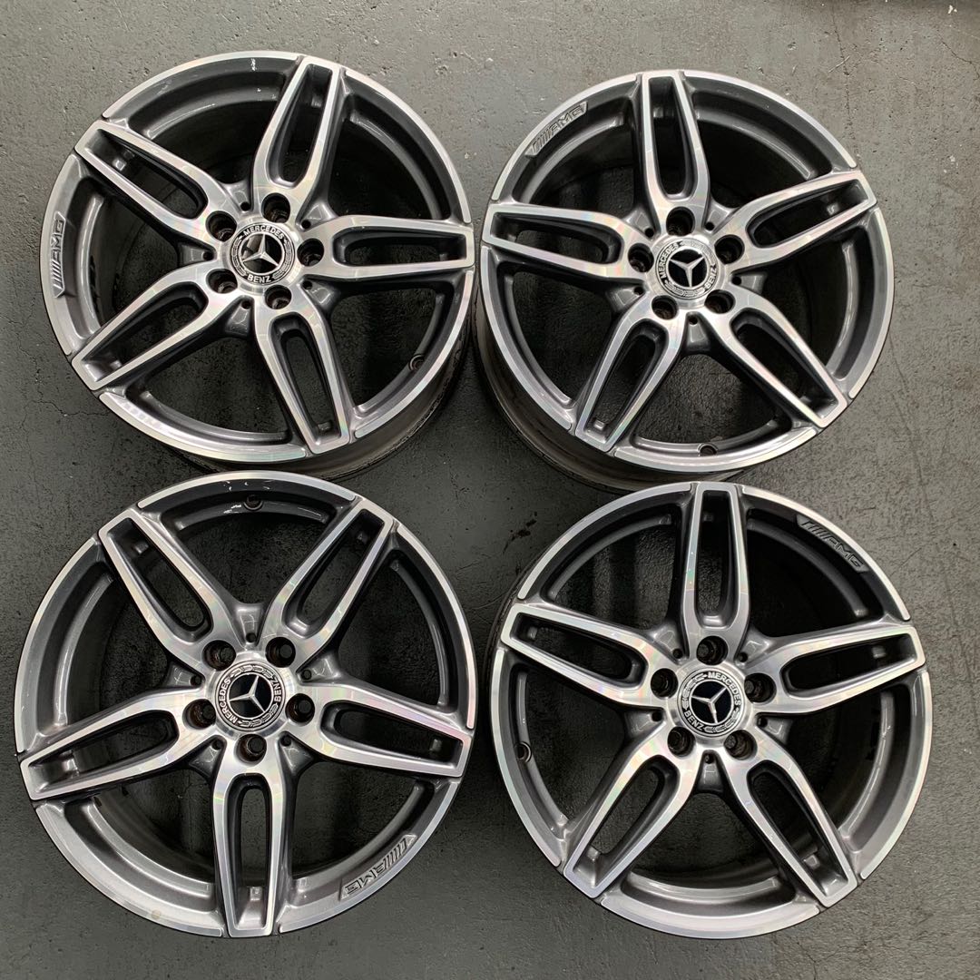 18”Original Mercedes AMG Rims, Car Accessories, Tyres & Rims on Carousell