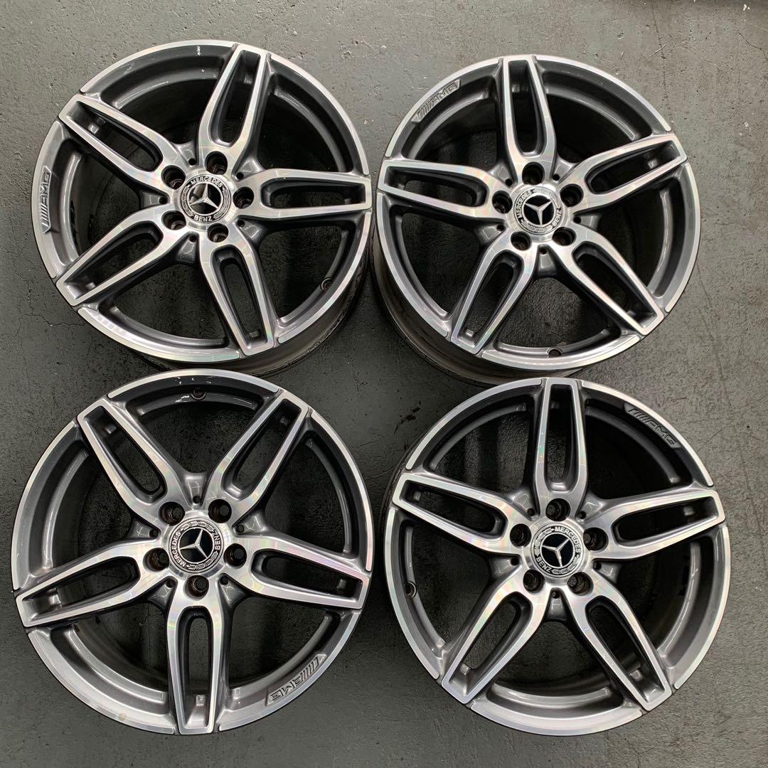 18”Original Mercedes AMG Rims, Car Accessories, Tyres & Rims on Carousell