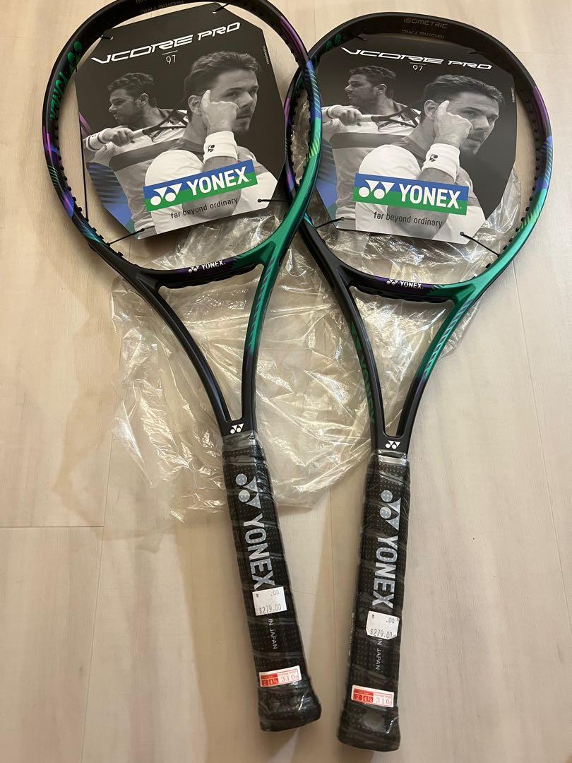 Vcore Pro 97 (7th Gen) yonex Tennis 310grams (unstrung wt) 16 x 19 ...