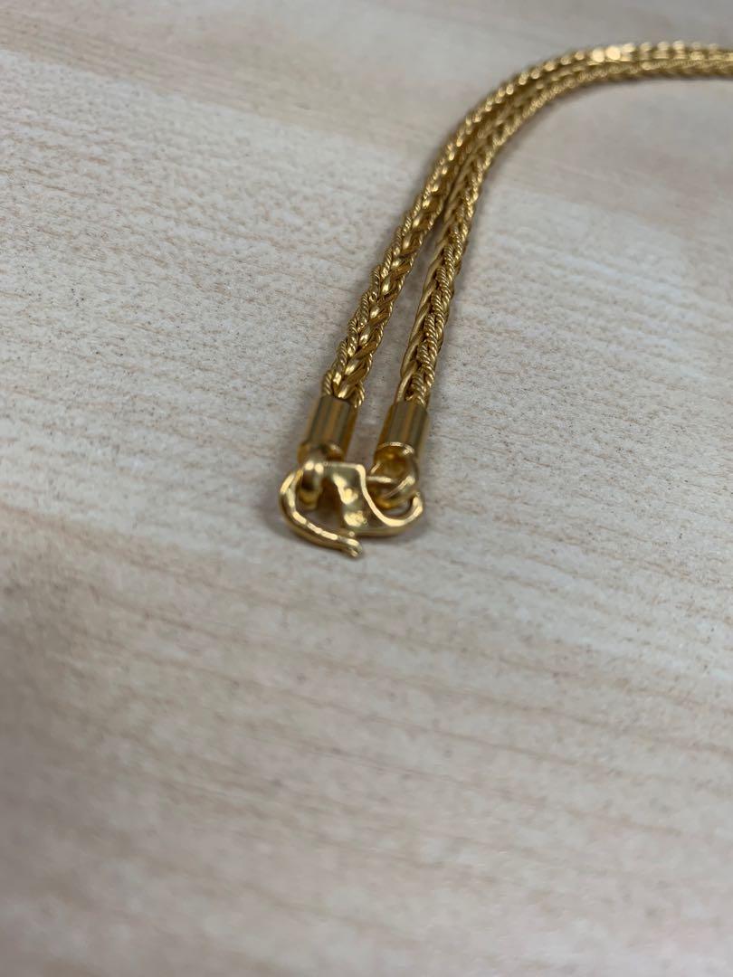 916 gold chain., Luxury, Accessories on Carousell