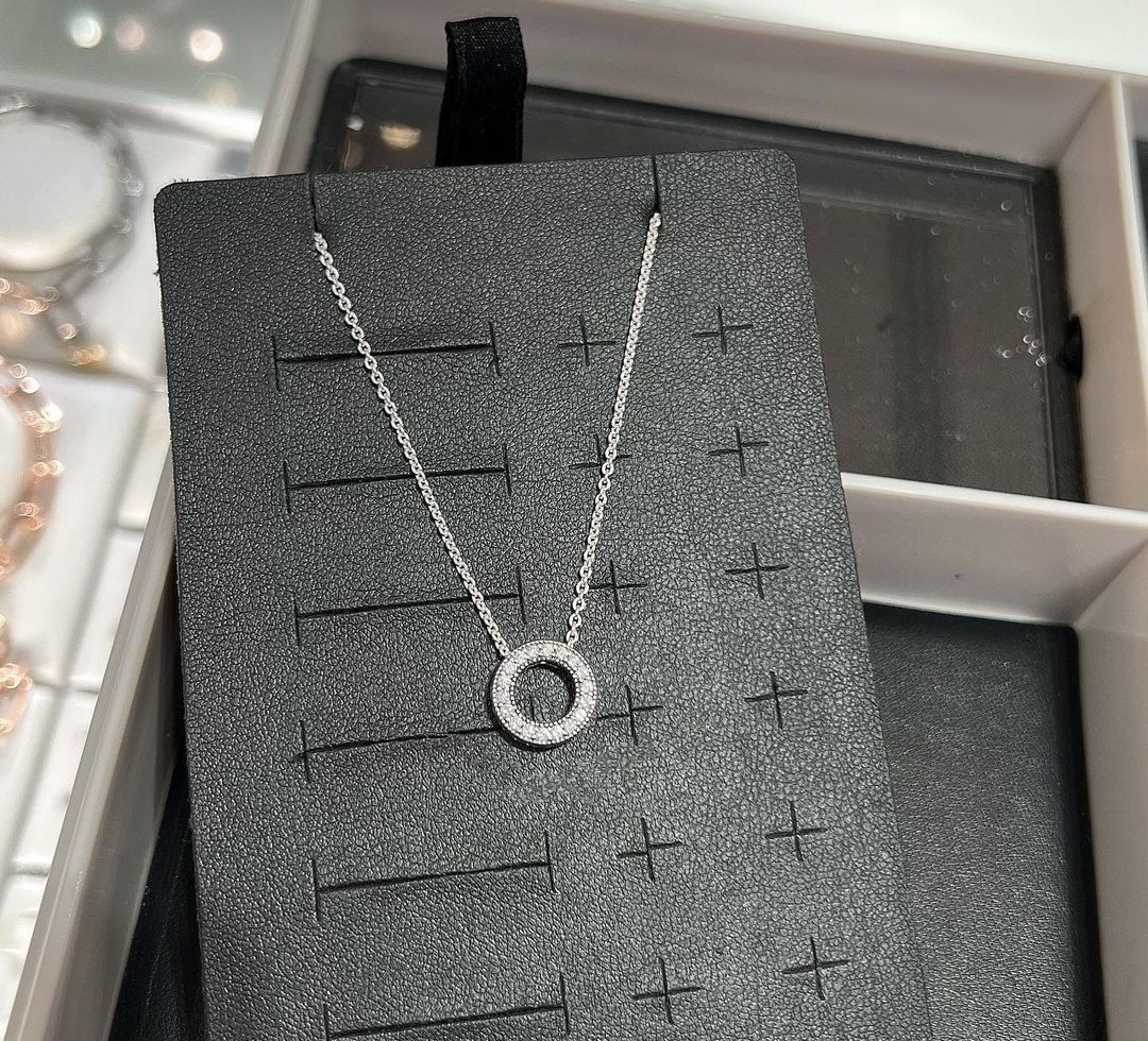 ‼️ SUPER SALE‼️ PANDORA AUTH. SPARKLING CIRCLE SMALL NECKLACE, Women's ...