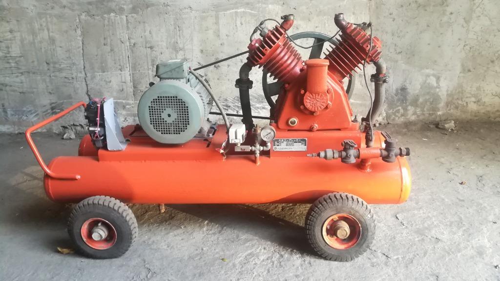 Air Compressor 10hp 4 piston twin tank from Japan, Commercial ...