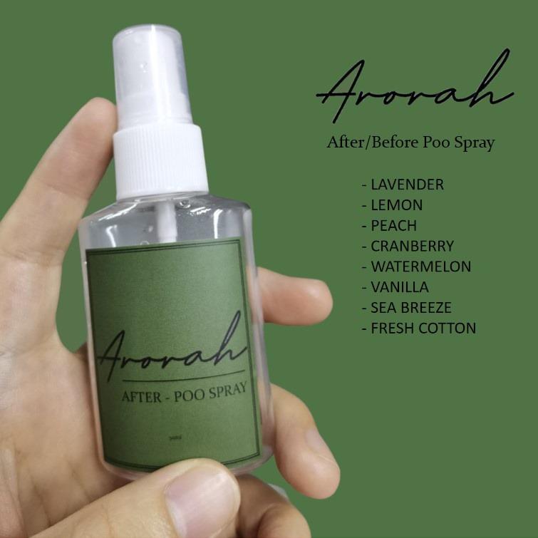 [ARORAH] Before And After Poo Toilet Spray 50ml Therapeutic Grade For ...