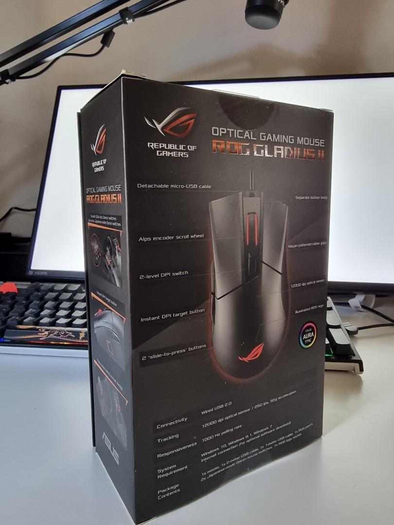 Asus ROG Gladius 2 Gaming Mouse (P502), Video Gaming, Gaming ...
