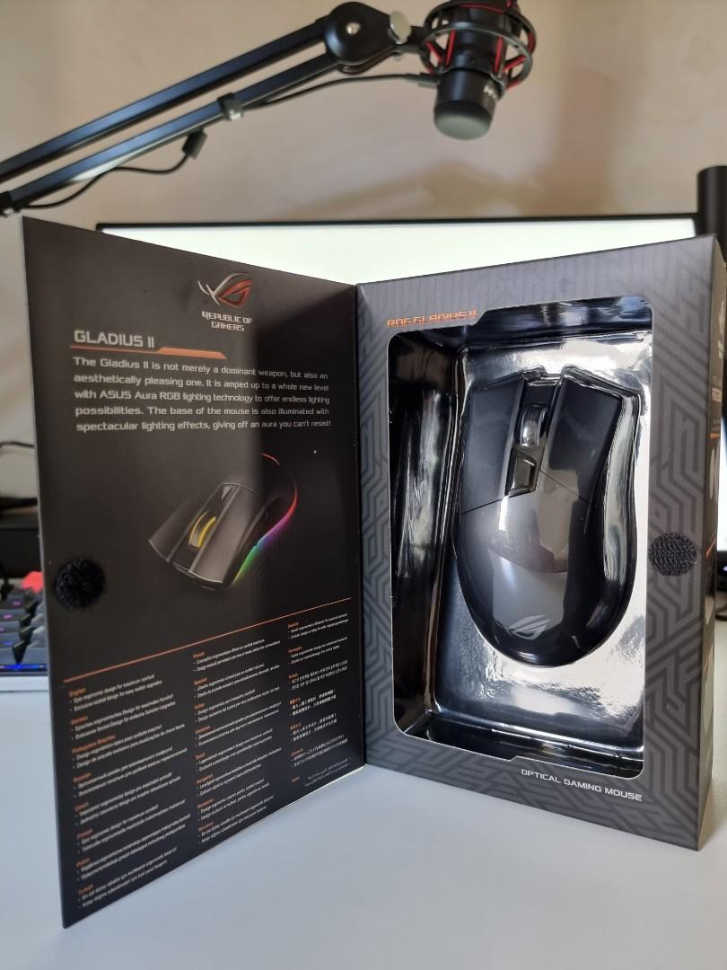 Asus ROG Gladius 2 Gaming Mouse (P502), Video Gaming, Gaming ...