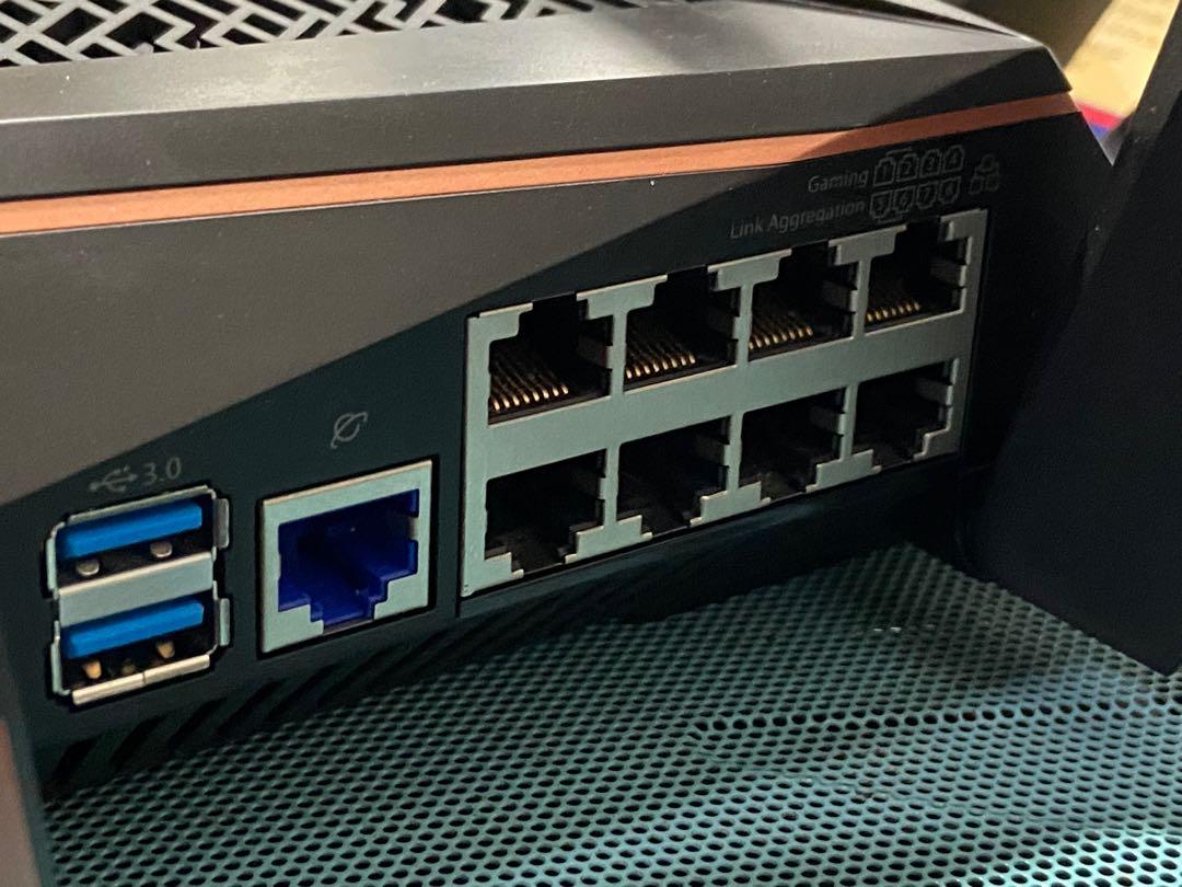 Asus ROG Rapture GT-AC5300 Wifi Router 上網 路由器 打機線 電競, 電腦＆科技, 電腦周邊及配件 ...