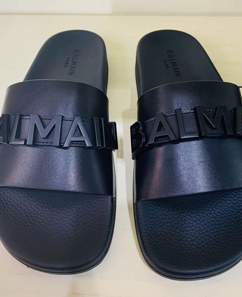 Balmain Slides for men, Men's Fashion, Footwear, Slippers & Slides on ...