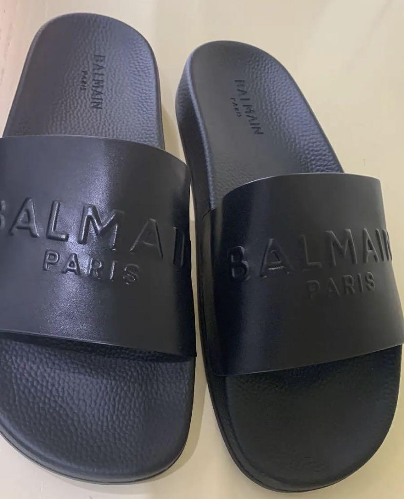 Balmain Slides for men, Men's Fashion, Footwear, Slippers & Slides on ...