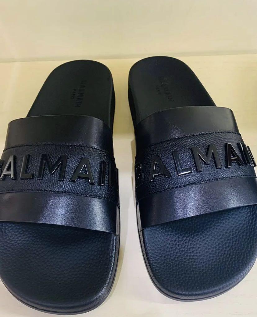 Balmain Slides for men, Men's Fashion, Footwear, Slippers & Slides on ...