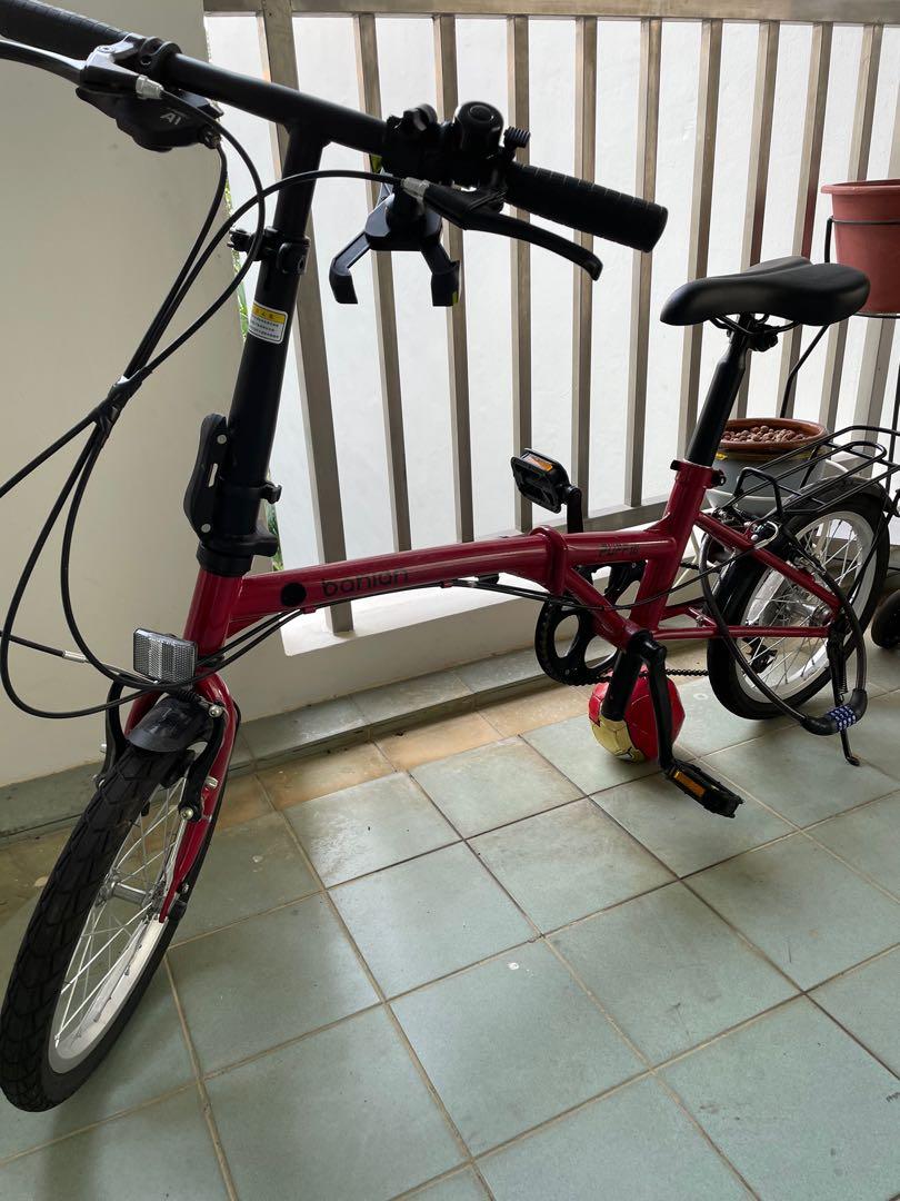 Banian folding 16 inch Shimano 6 speed, Sports Equipment, Bicycles ...
