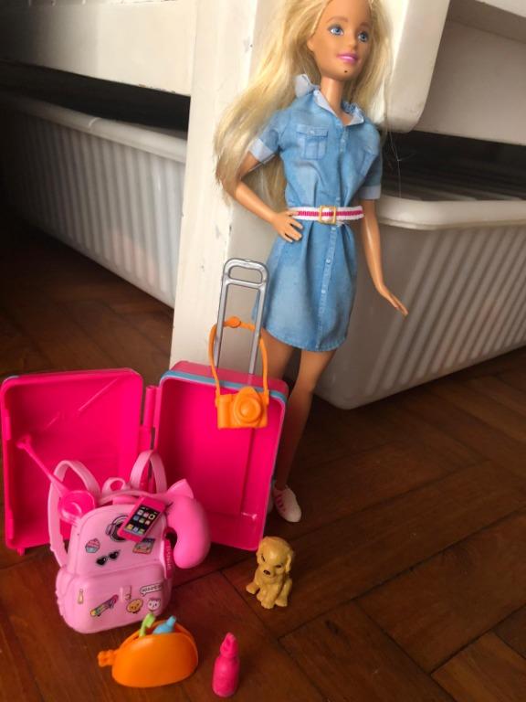 barbie travel set, Hobbies & Toys, Toys & Games on Carousell